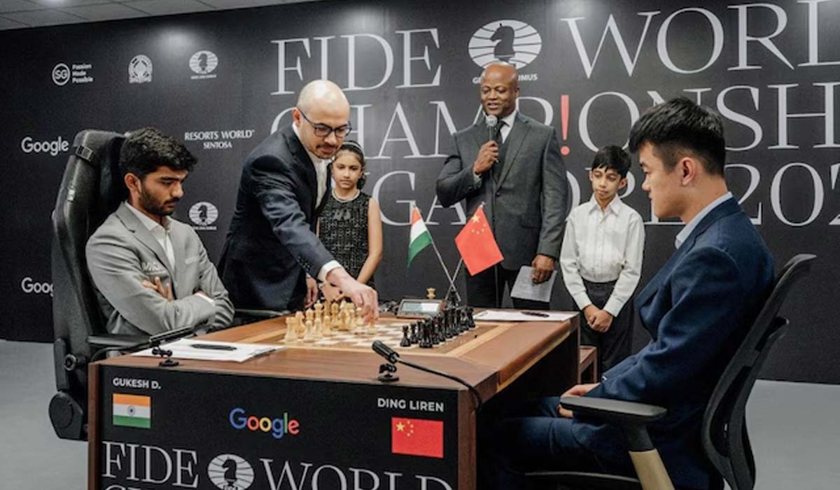 Ding Liren Takes Early Lead in World Chess Championship Final