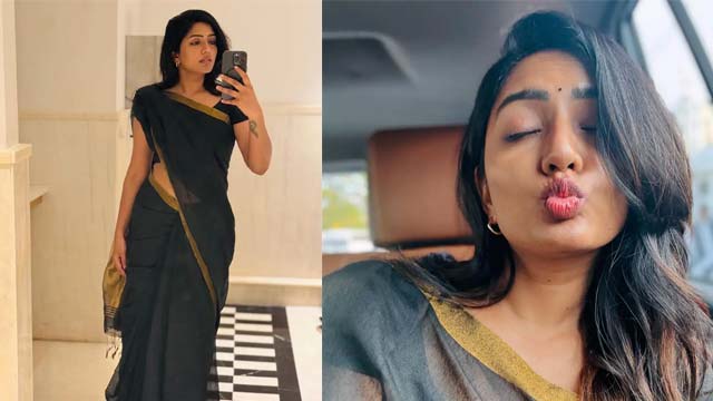 Isha Rebba Stunning Look In Saree Photos