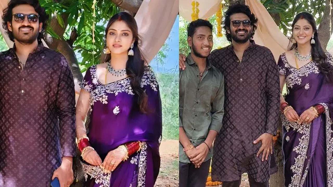 Kiran Abbavaram And Rahasya Gorak Wedding Reception Photos Goes Viral