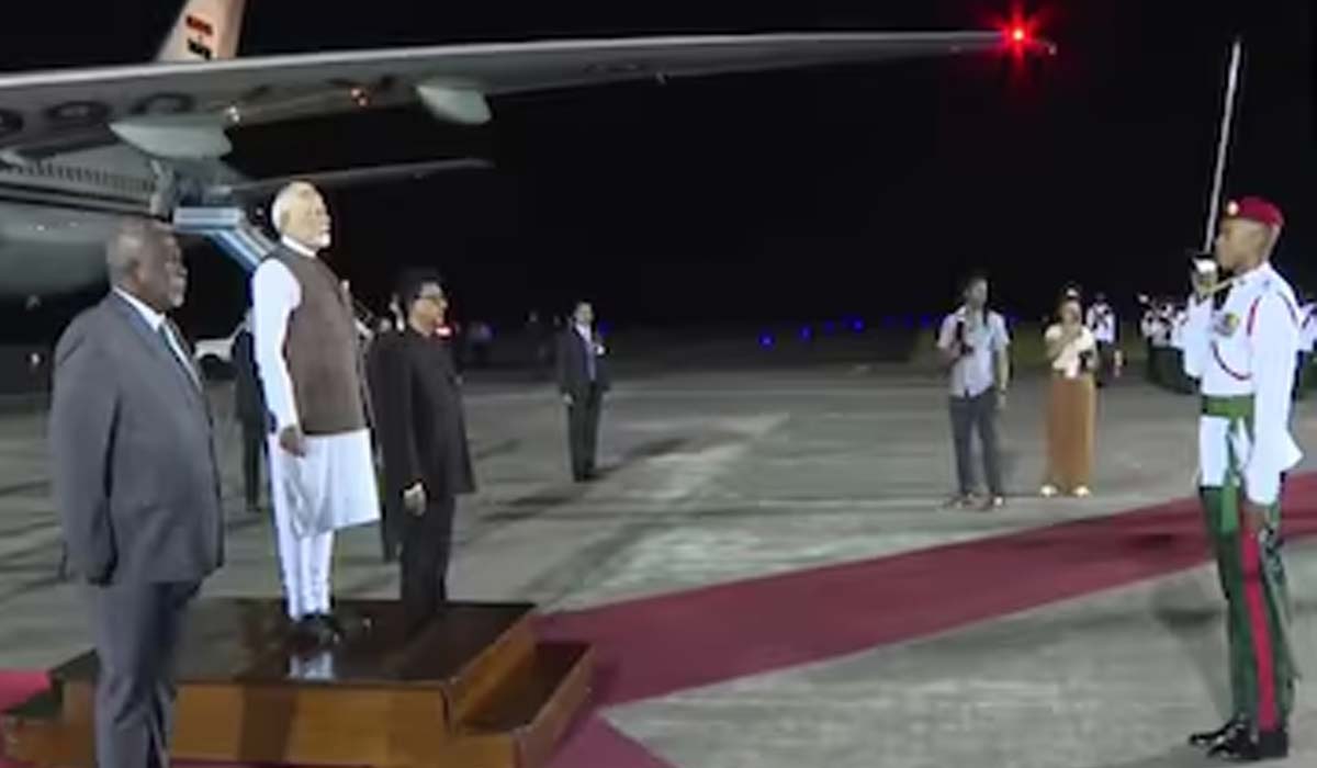 Modi Becomes First Indian PM to Visit Guyana in Over 50 Years