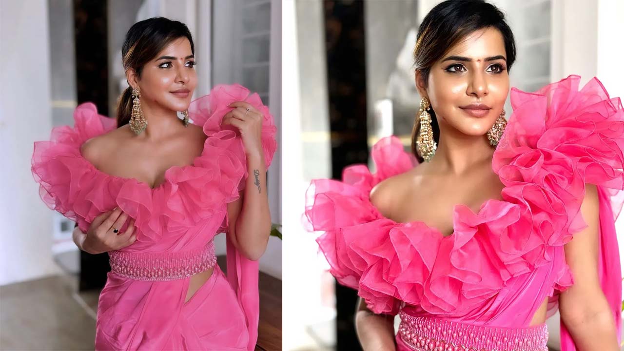 Actress Ashu Reddy Captivates Fans with Stunning Variety Saree Photos