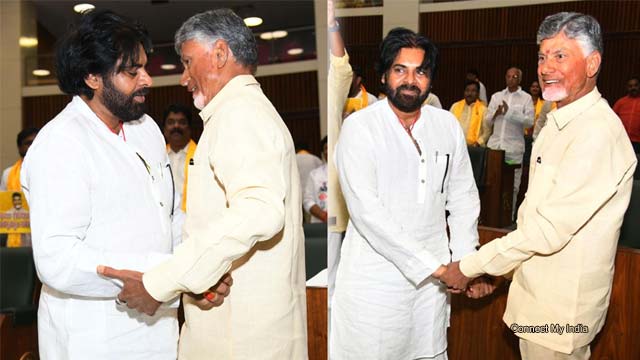 Pawan Kalyan in Assembly for the first time Photos are viral