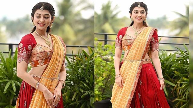 Pranitha Subhash Stuns In Glamorous Traditional Wear