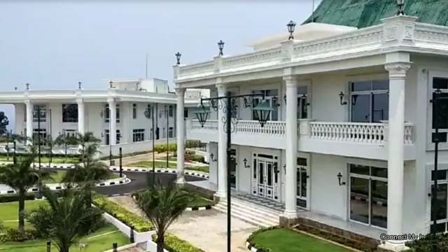 Rushikonda buildings centers on their expansive features and secretive ...