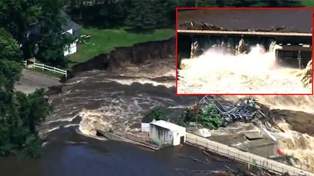 Dam Breaks in America, Causing Massive Flooding