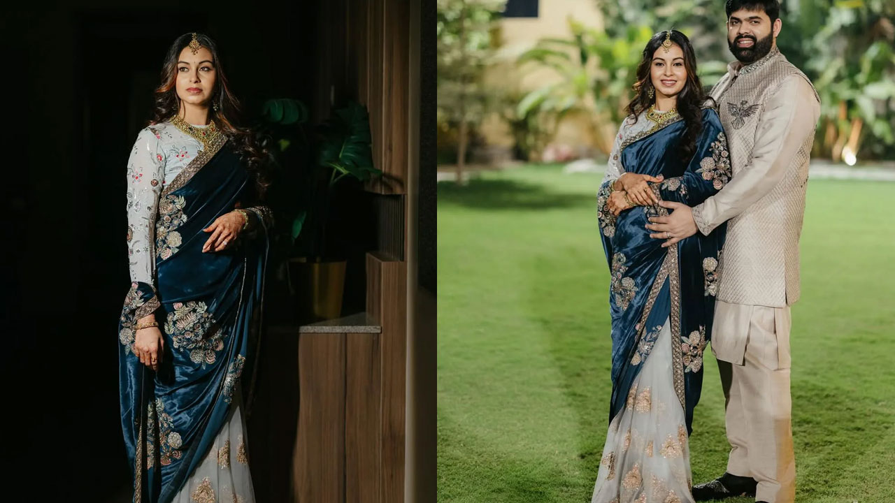 Actress Abhinaya Wedding Reception Photos Go Viral