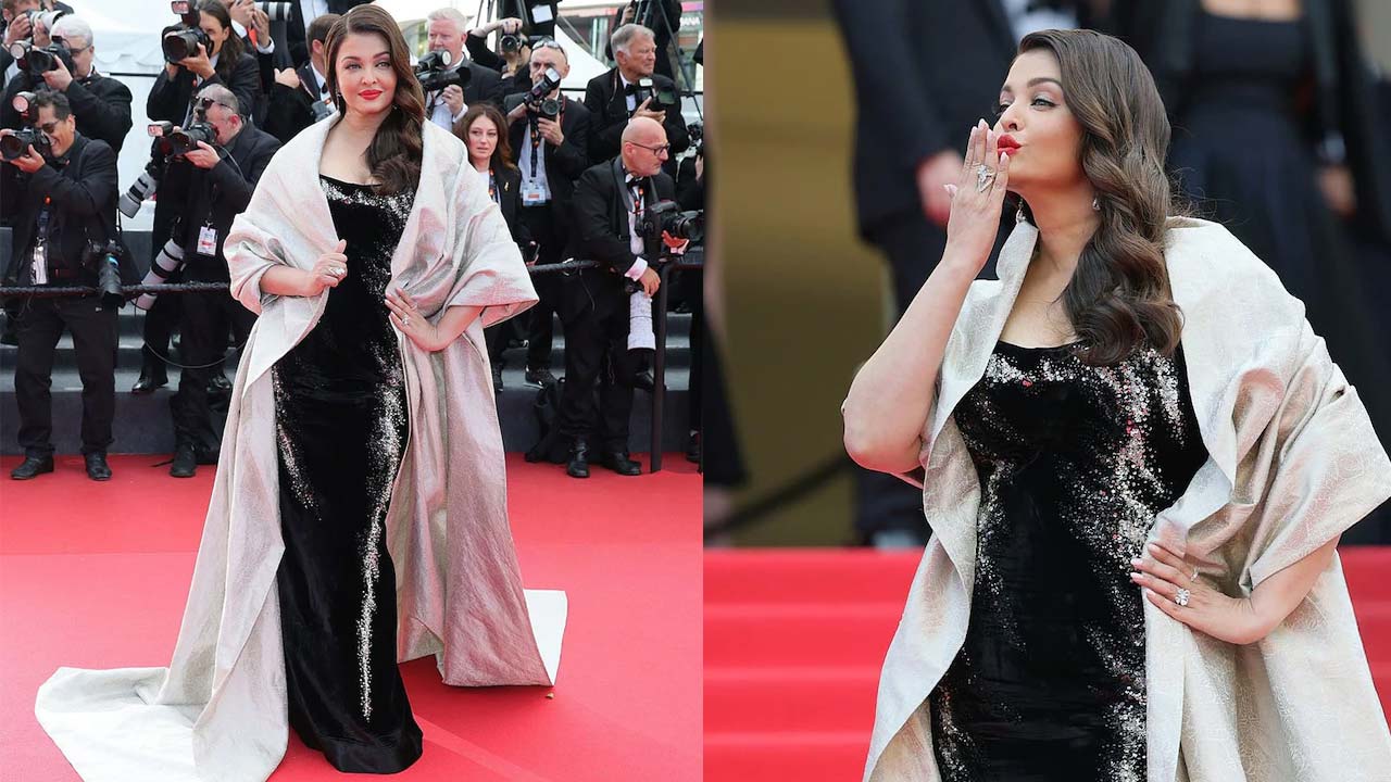 Aishwarya Rai's Vintage Glam Look Sets Cannes 2025 Red Carpet Ablaze