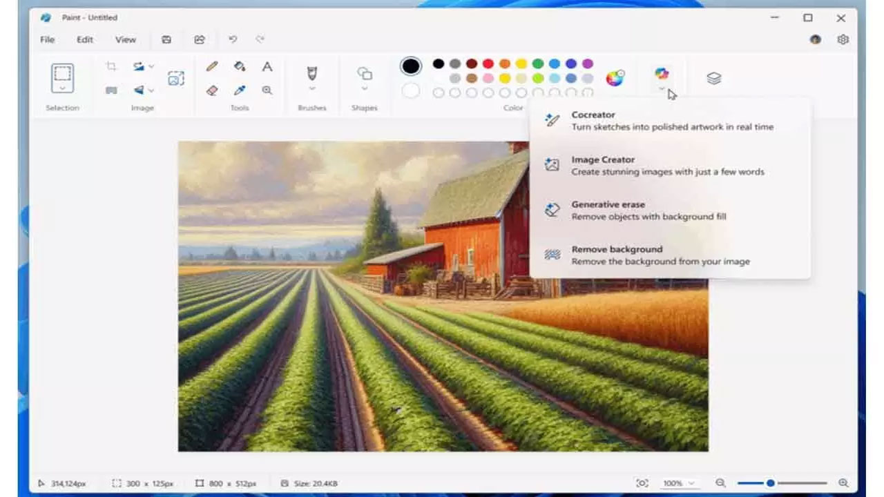 Microsoft Paint Integrates AI Tools with New Copilot Button