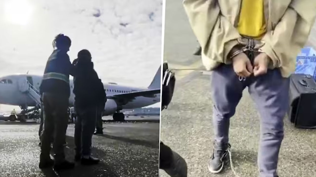 US Shares Controversial Video Of Immigrants In Shackles Ahead Of ...