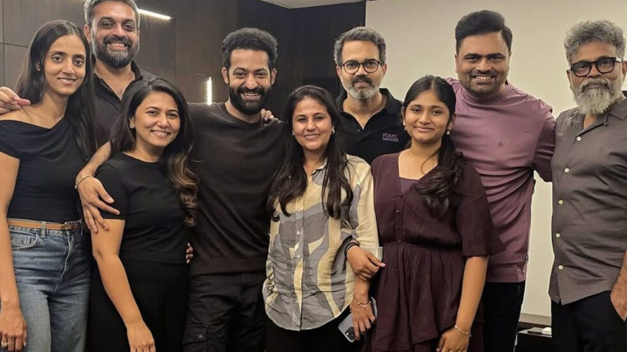 NTR, Sukumar, And Prasanth Neel At Vamshi Paidipally's Wife's Birthday Party Viral Photo